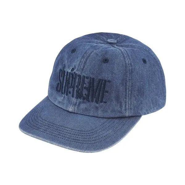 Supreme Splatter 6-panel Denim Hat