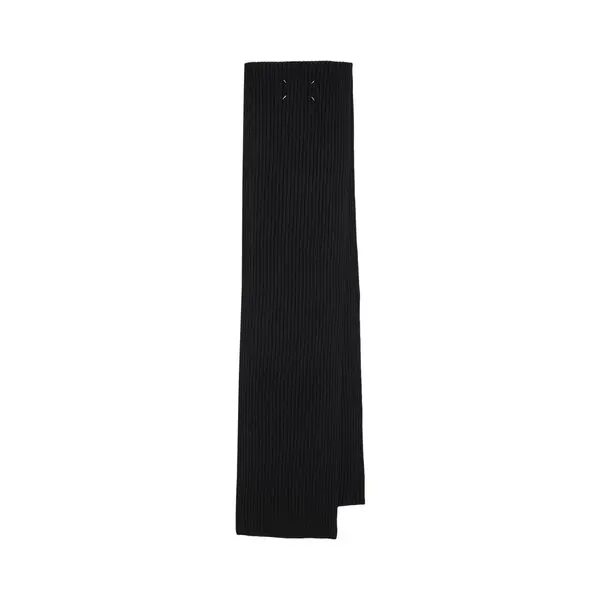 MAISON MARGIELA Geelong Wool Scarf - Black