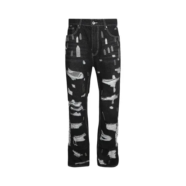 WHO DECIDES WAR BY EV BRAVADO Amplified Gnarly Denim