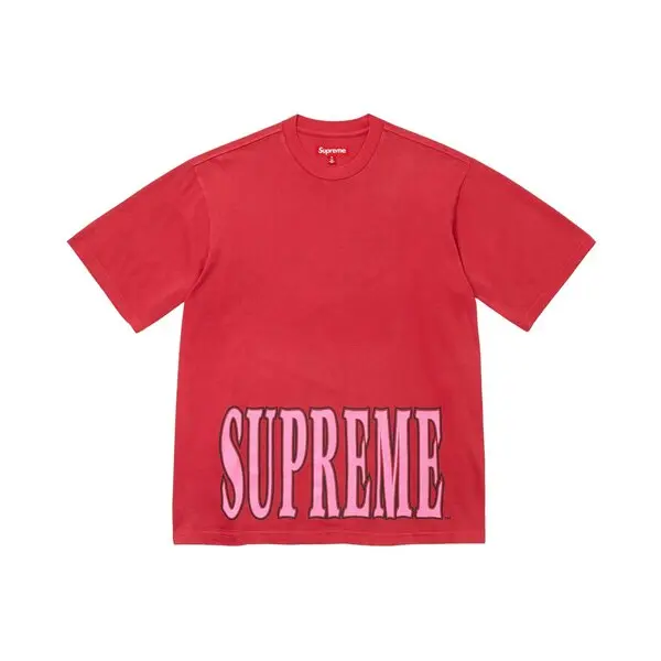 Supreme Cracked Stretch Short-Sleeve Top - Red | Editorialist