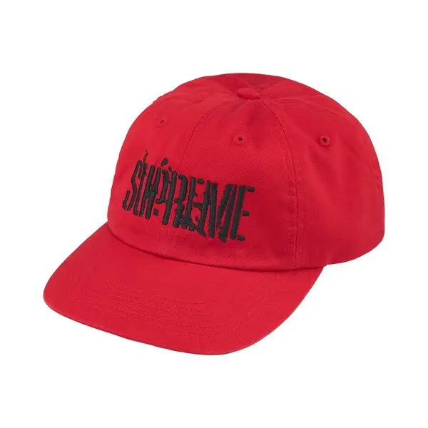 Supreme Splatter 6-panel Cap - Red