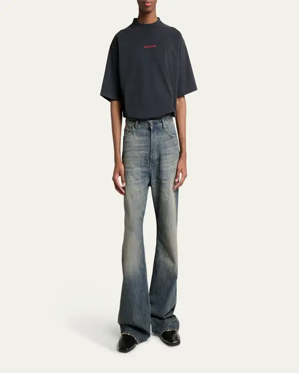 Balenciaga Relaxed-fit Bootcut Jeans