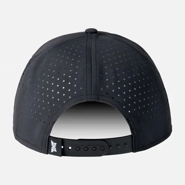 PXG Dog Tag 5-panel Snapback Cap - Black/white