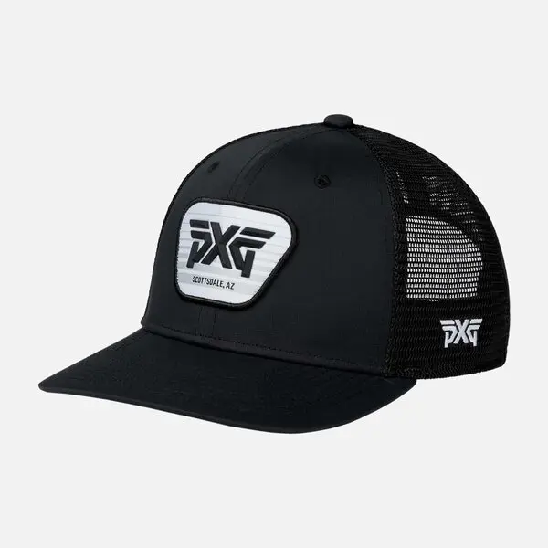 PXG Scottsdale Trucker Cap - Black/white
