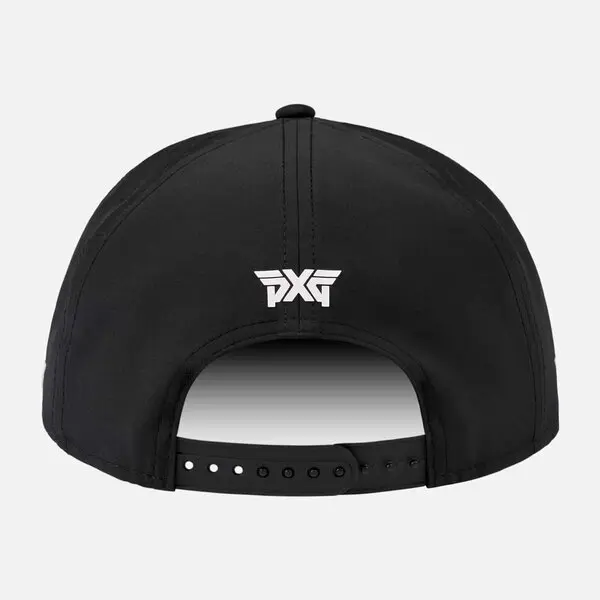 PXG Camper Flat Bill Snapback Cap - Black