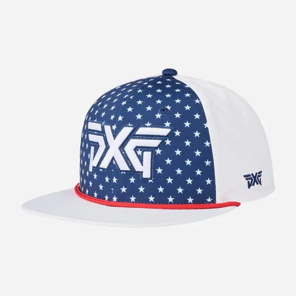 PXG Stars & Stripes High Crown Cap - Red/white/blue