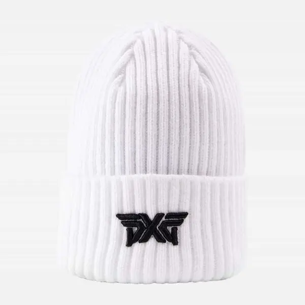 PXG Classic Knit Cuff Beanie - White