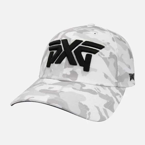PXG Fairway Camo 920 Unstructured Cap - White