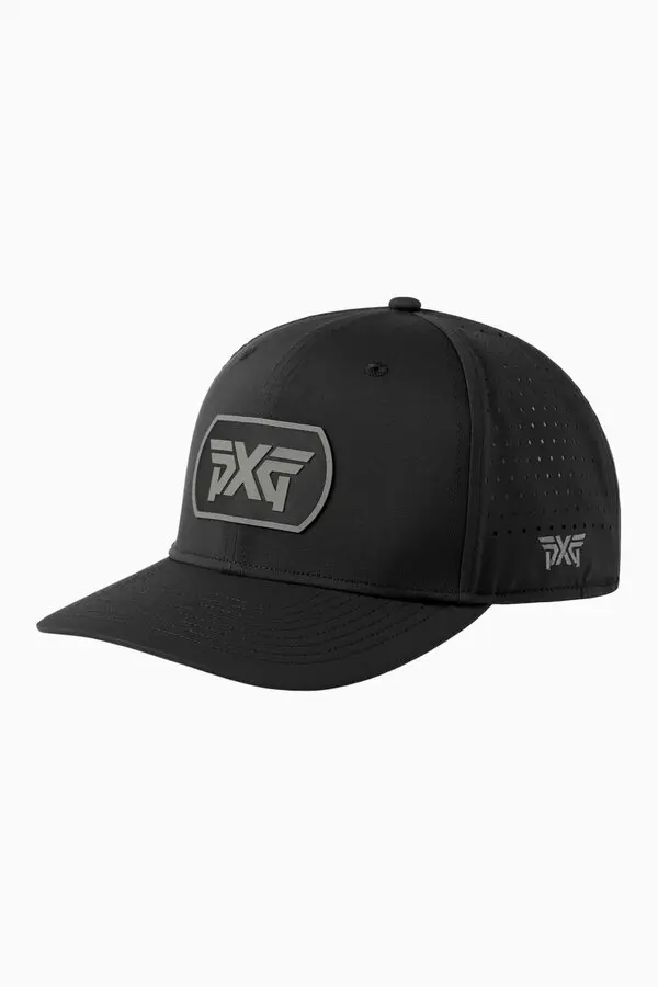 PXG Dog Tag 6-panel Snapback Cap - Black/grey