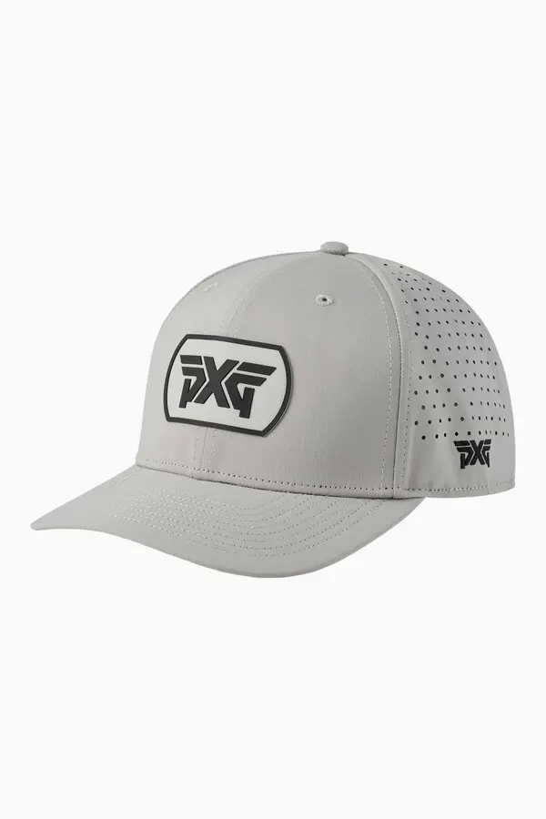 PXG Dog Tag 6-panel Snapback Cap - Grey/black