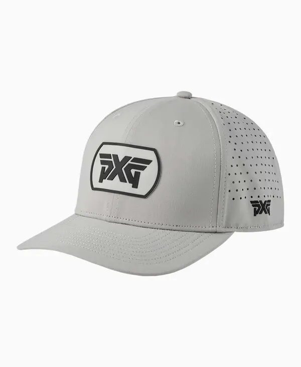 PXG Dog Tag 6-panel Snapback Cap - Grey/black