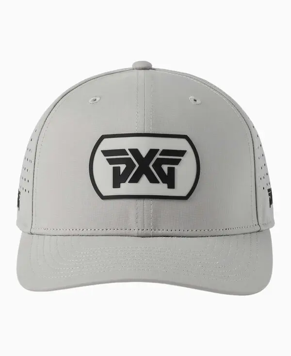 PXG Dog Tag 6-panel Snapback Cap - Grey/black