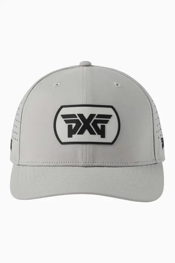 PXG Dog Tag 6-panel Snapback Cap - Grey/black