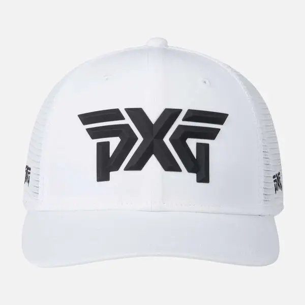 PXG Faceted Front Trucker Cap - White