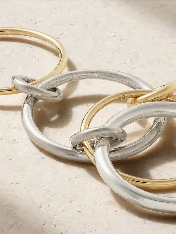 SPINELLI KILCOLLIN Pisces 18-karat Gold And Sterling Ring - Silver