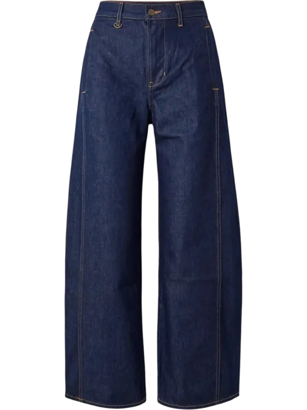 Veronica Beard Ryder High-rise Barrel-leg Jeans - Blue