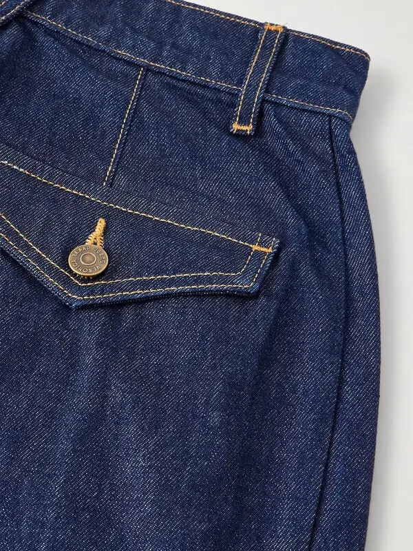 Veronica Beard Ryder High-rise Barrel-leg Jeans - Blue
