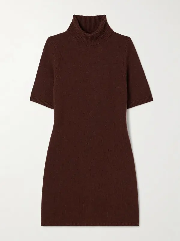 Agathe Cashmere Dress - Dark Umber | DEN Dark Umber / L