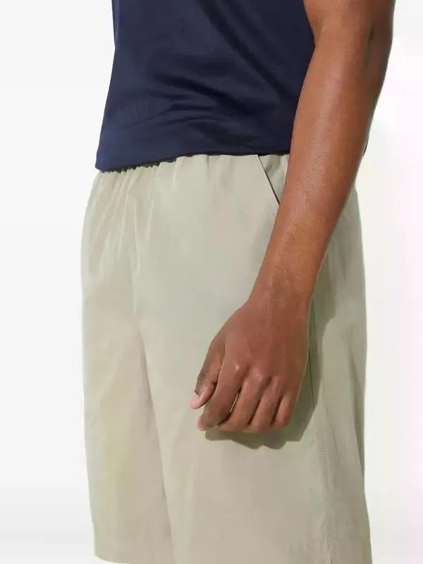 Fred Perry Embroidered Cotton Poplin Shorts
