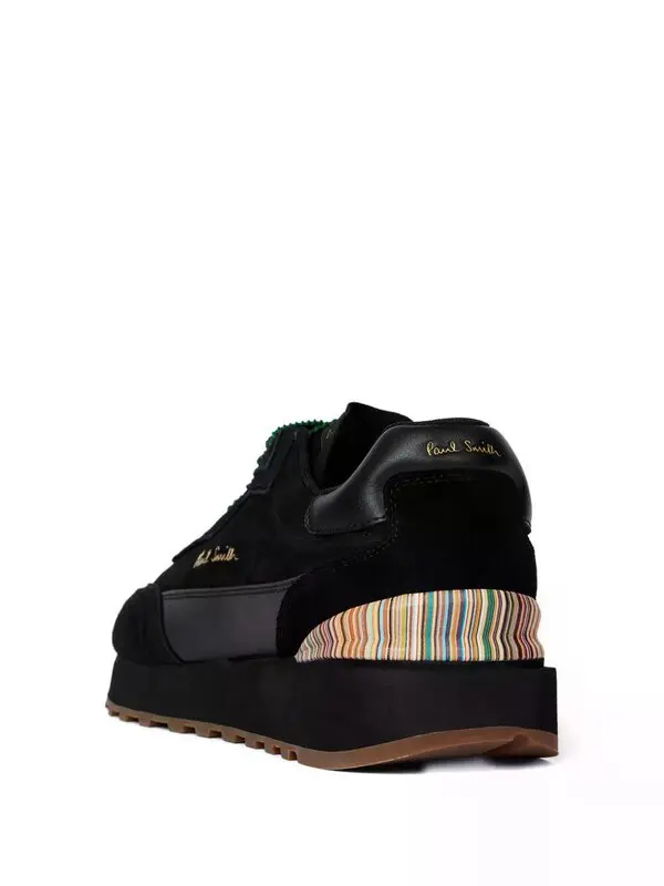 Paul Smith Aston Striped Heel Sneakers - Black