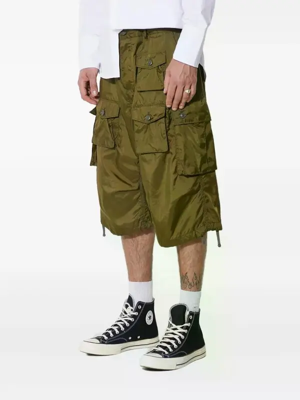 Engineered Garments Buttoned Cargo Shorts