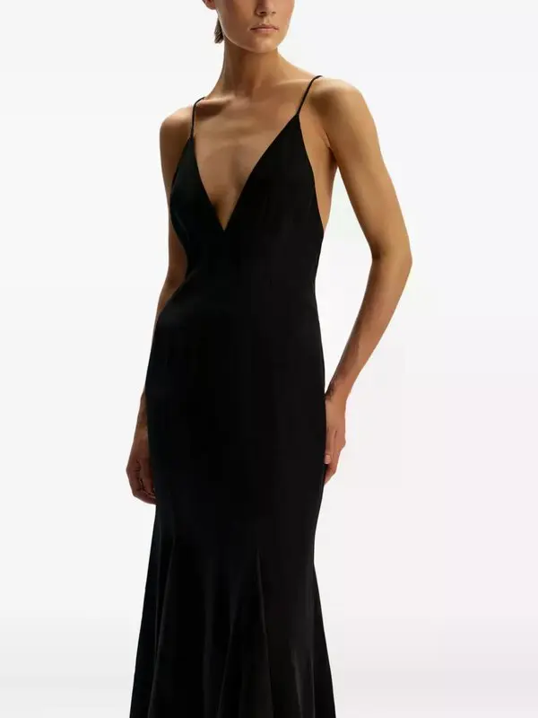 12 STOREEZ V-neck Flared Dress