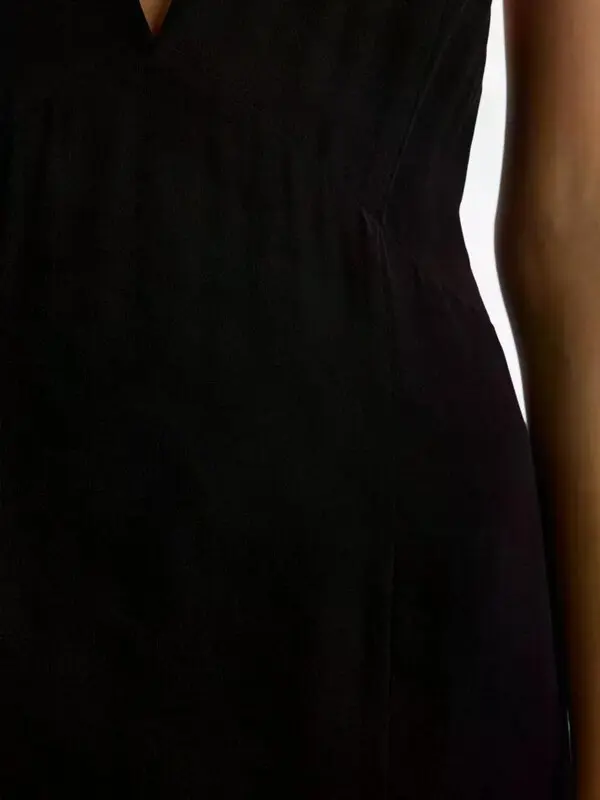 12 STOREEZ V-neck Flared Dress