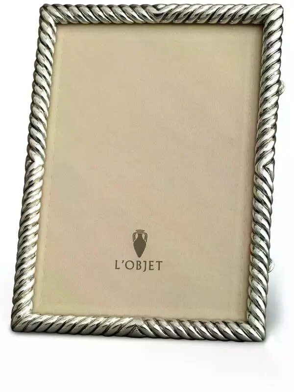L'Objet Deco Twist Photo Frame - Silver
