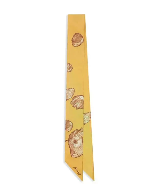 Burberry Poppy Scarf - Yellow