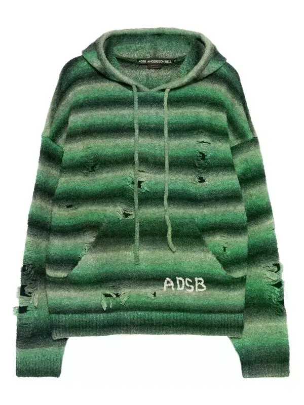 Andersson Bell Gradient Distressed Hoodie