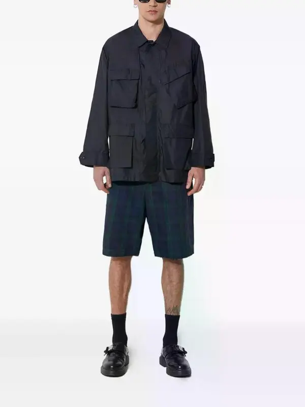 Engineered Garments Pleated Tartan Shorts