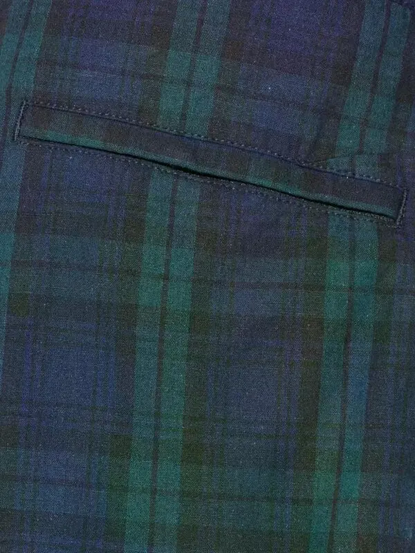 Engineered Garments Pleated Tartan Shorts