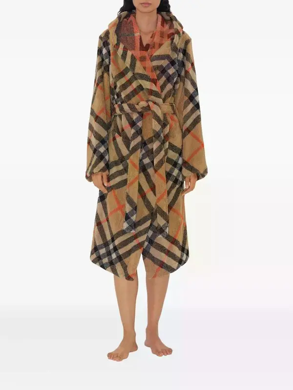 Burberry Check Cotton Robe