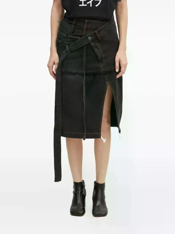 Ottolinger Frayed Split Skirt