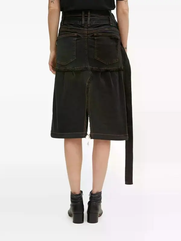 Ottolinger Frayed Split Skirt
