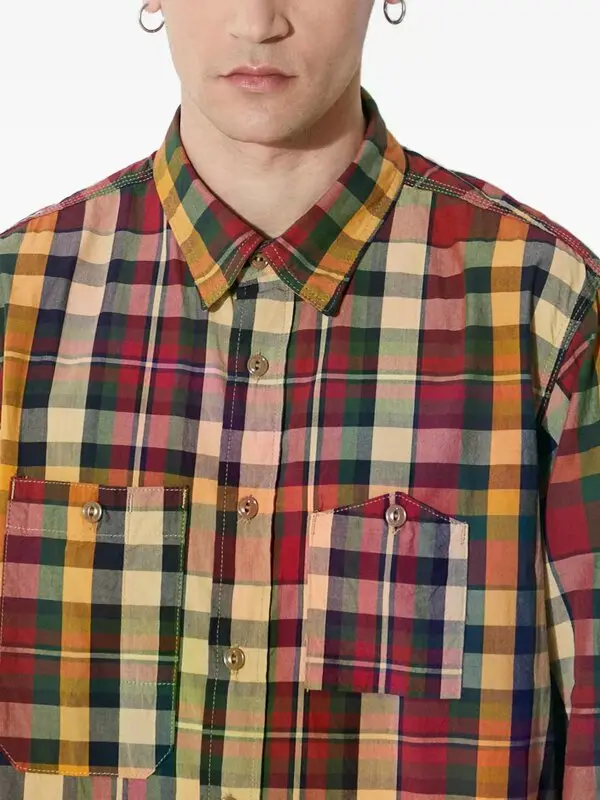 Engineered Garments Plaid-pattern Shirt