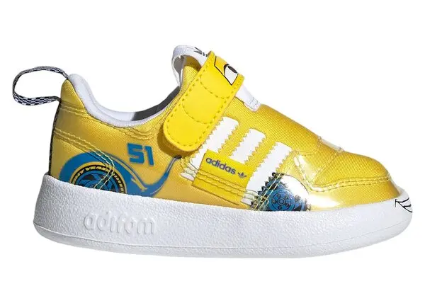 Adidas Adifom Forum 360 Disney Pixar Cars Cruz Ramirez Sneakers - Yellow/blue/white