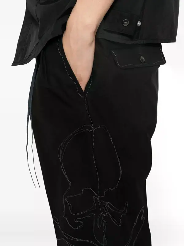 MASTERMIND WORLD Logo-embroidered Trousers