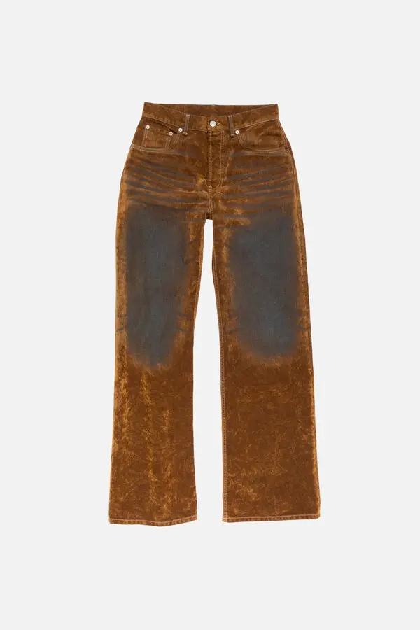 Acne Studios Flocked Denim Jeans