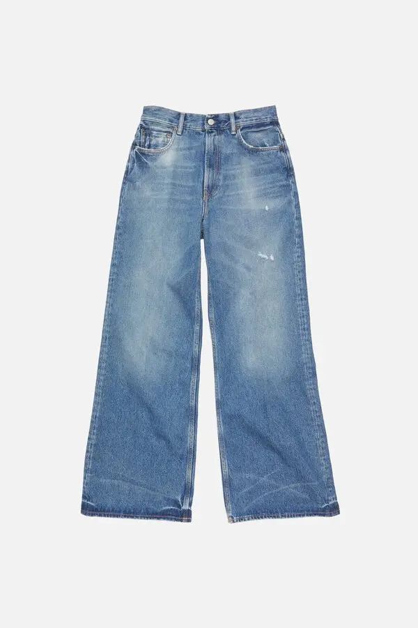 Acne Studios 2022 Regular Fit Jeans - Mid Blue