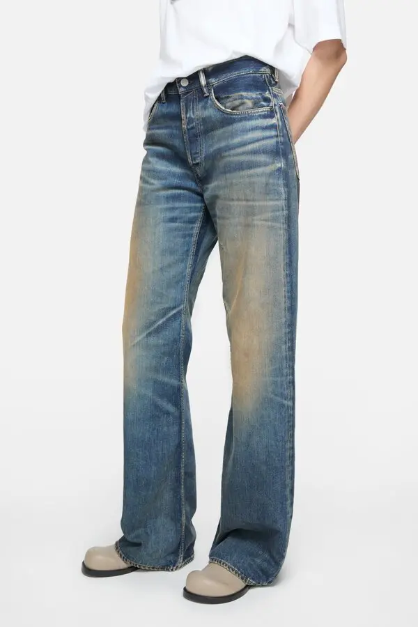 Acne Studios 2021f Rocka Regular Fit Jeans
