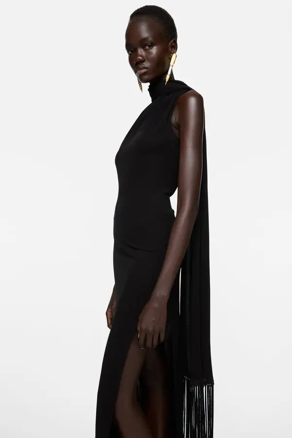 Acne Studios Draped Satin Dress