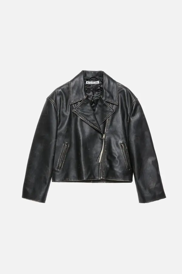 Acne Studios Leather Biker Jacket