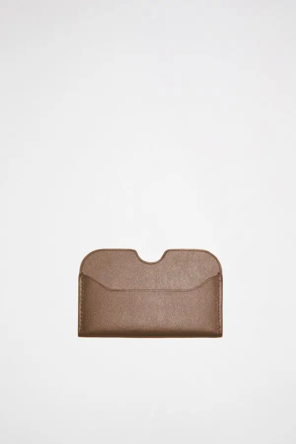 Acne Studios Card Holder - Camel Brown