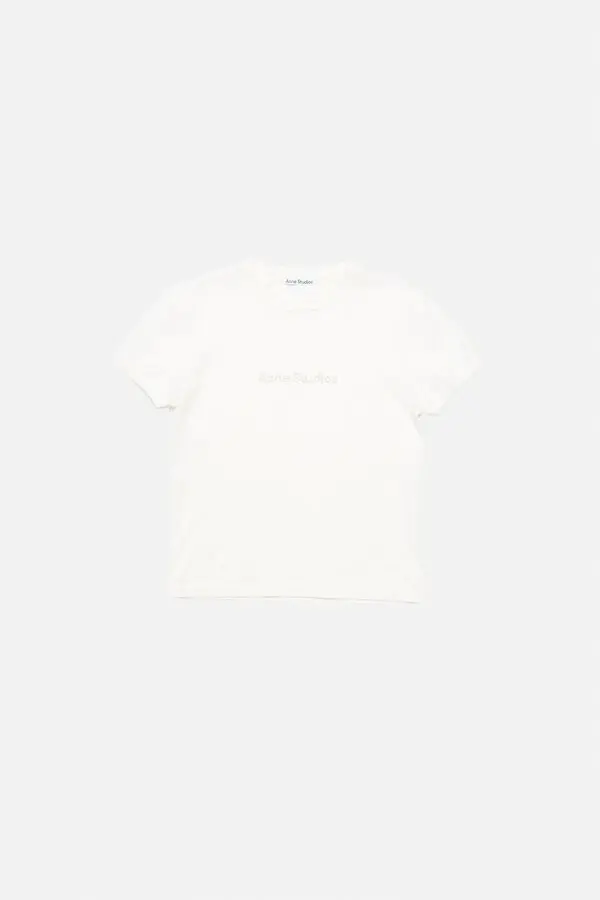 Acne Studios Logo Fitted T-shirt