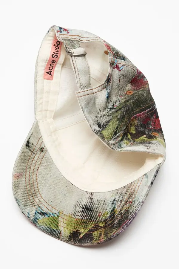 Acne Studios Printed Baseball Cap - Multi