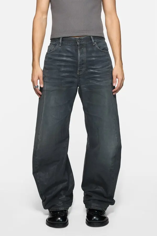 Acne Studios 2006m Glossy Loose Fit Jeans