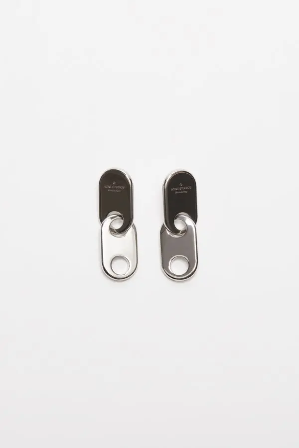 Acne Studios Chain Lock Earrings