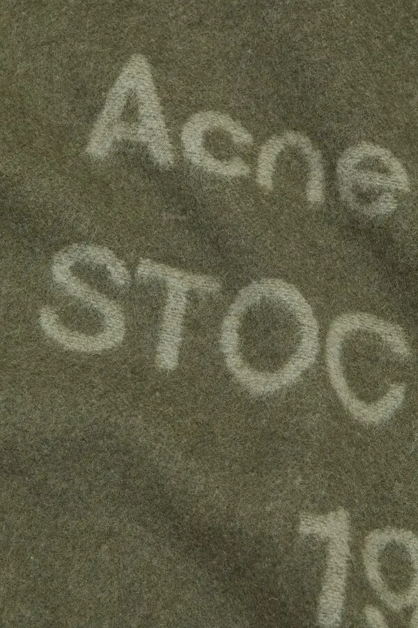 Acne Studios Logo Scarf Wide