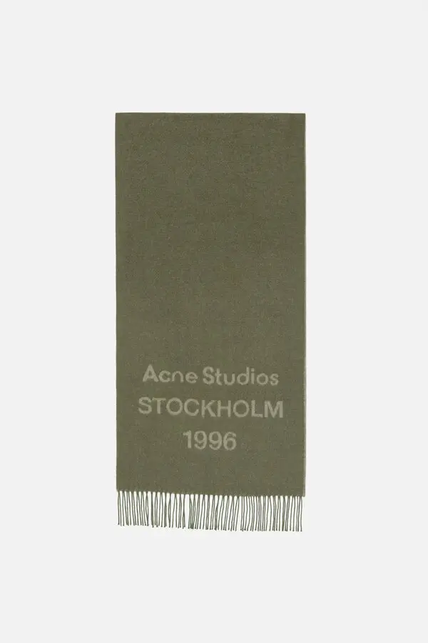 Acne Studios Logo Scarf Wide